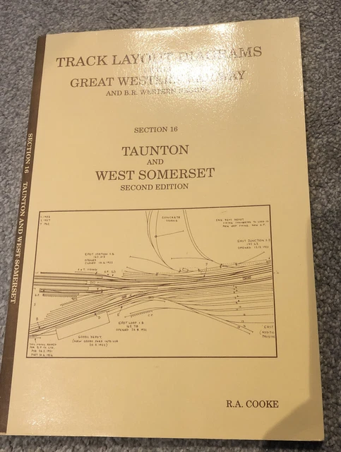 TRACK LAYOUT DIAGRAMS Of The GWR And BR WR 1990 Section 16 Taunton West ...