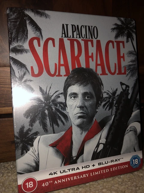 Scarface 40th Anniversary 4k Uhd Collectors Etd Steelbook New Sealed Uk