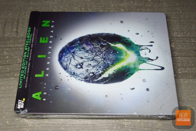 ALIEN 40TH ANNIVERSARY 4K STEELBOOK US RELEASE NEW! Loose Disc ...