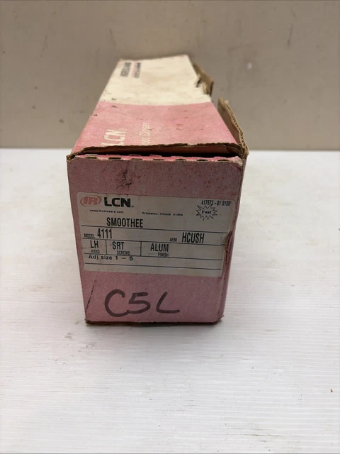INGERSOLL RAND LCN 4111-HCUSH LH ALUM Door Closer, Cast Iron $412.50 ...