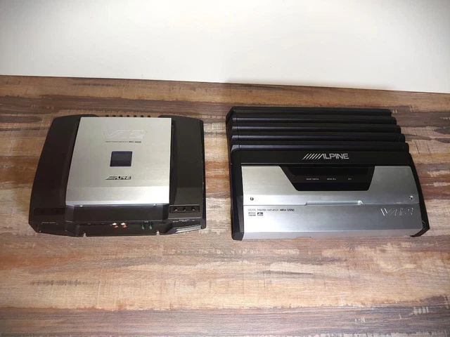 ALPINE POWER AMPLIFIER MRD-M605 & Theater Amplifier MRA-D550 Set ...