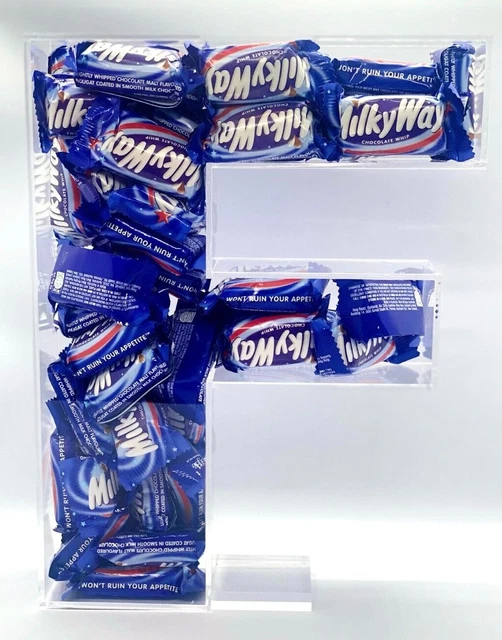 ACRYLIC FILLABLE LETTER (F) - 28cm $60.00 - PicClick AU