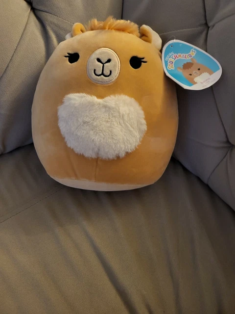 8& SQUISHMALLOW RAHIMA le chameau Squishmallows Kellytoy ventre blanc ...