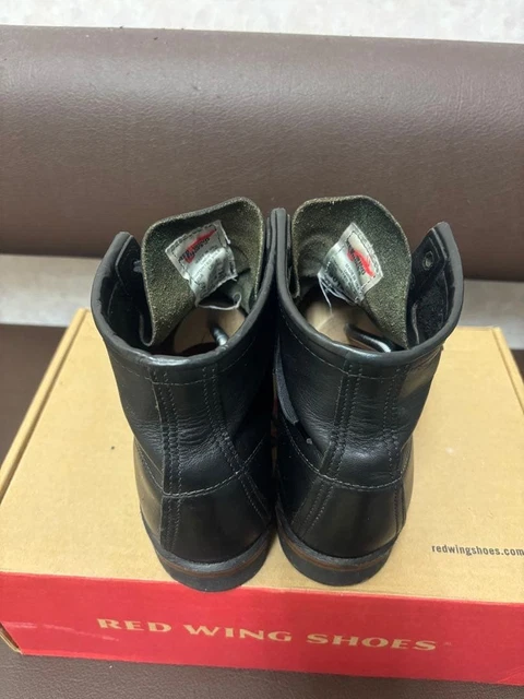 RED WING 9014 Beckman Leather Lace-Up Boots Black Men's Size US 9 D ...