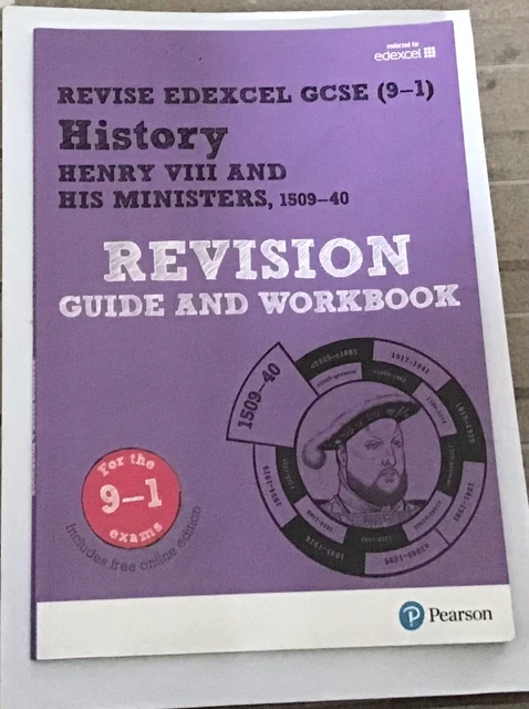 EDEXCEL GCSE HISTORY - Henry VIII and his Ministers 1509-40 £3.00 ...