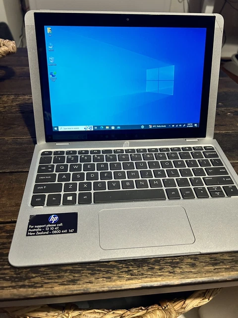 SILVER HP 2-IN-1 Laptop/Tablet 10.1" x5-Z8350 Touchscreen Exc. Working ...