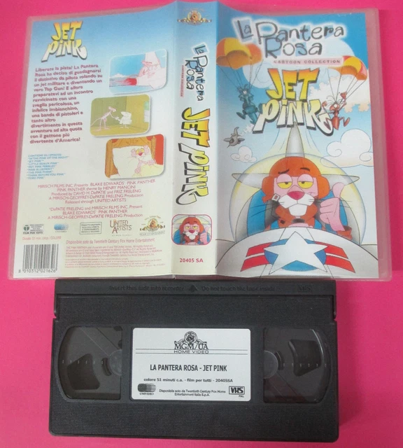 VHS FILM LA PANTERA ROSA CARTOON COLLECTION Jet pink 2001 MGM 20405 ...