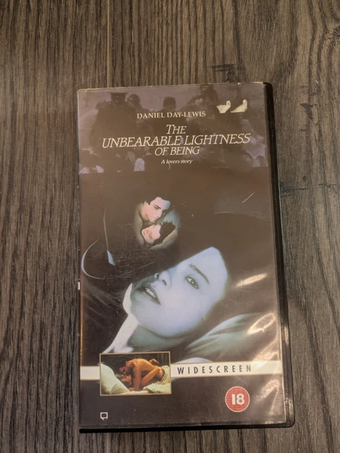 THE UNBEARABLE LIGHTNESS Of Being VHS Video Tape PAL £2.80 - PicClick UK