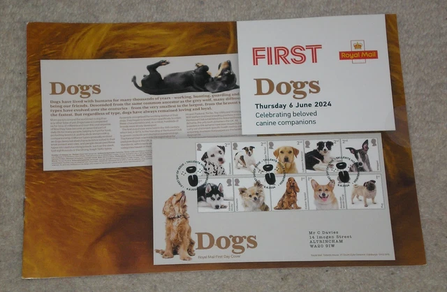 ROYAL MAIL ILLUSTRATED Booklet Advertising Dogs Special Stamps £1.00 ...