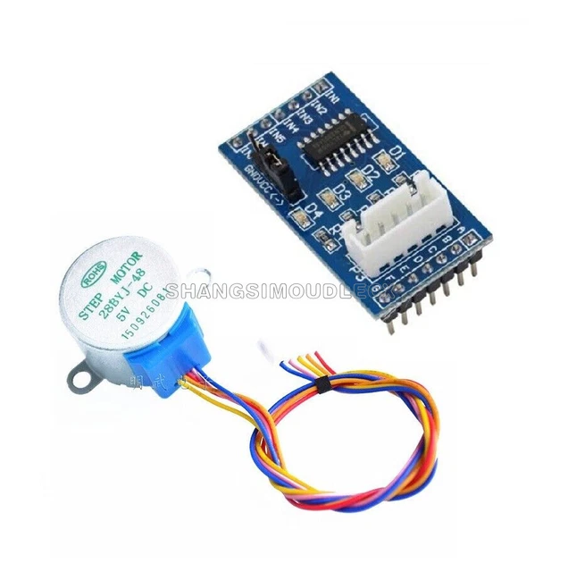 DC5V STEPPER MOTOR 28BYJ-48 + ULN2003 Stepper Motor Driver Module for ...