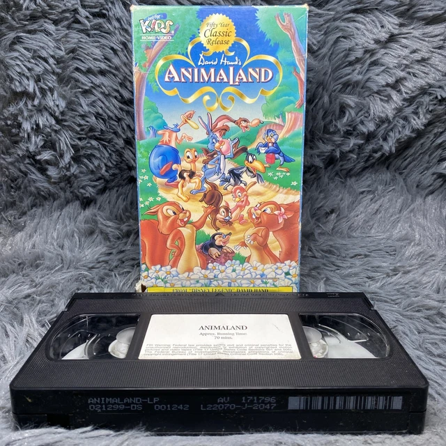 BANDE VHS DAVID Hand Animaland 1998 dessin animé classique film EUR 13 ...