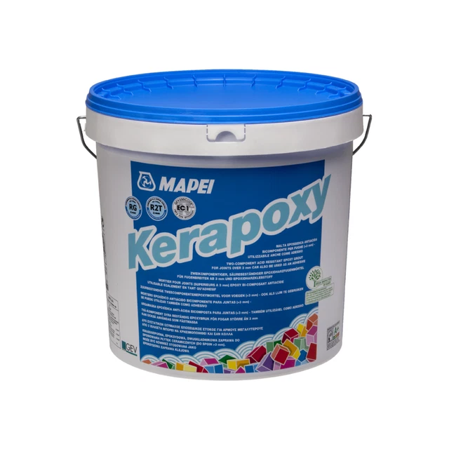 MAPEI KERAPOXY 5 KG - Epoxy Grout & Adhesive (SILVER GREY) £58.90 ...