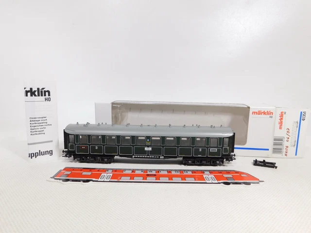 DT174-0,5# MÄRKLIN H0 AC 41351 Express Train Car Kbaystsb NEM KK KKK ...