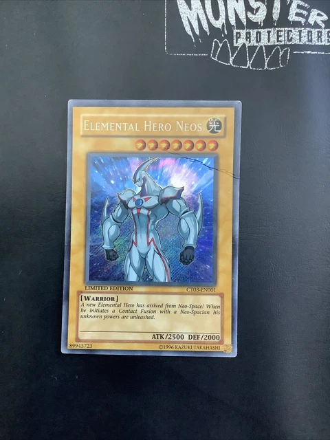 ELEMENTAL HERO NEOS Secret Rare Limited Edition CT03-EN001 Yu-Gi-Oh Card EUR 9,94 - PicClick IT
