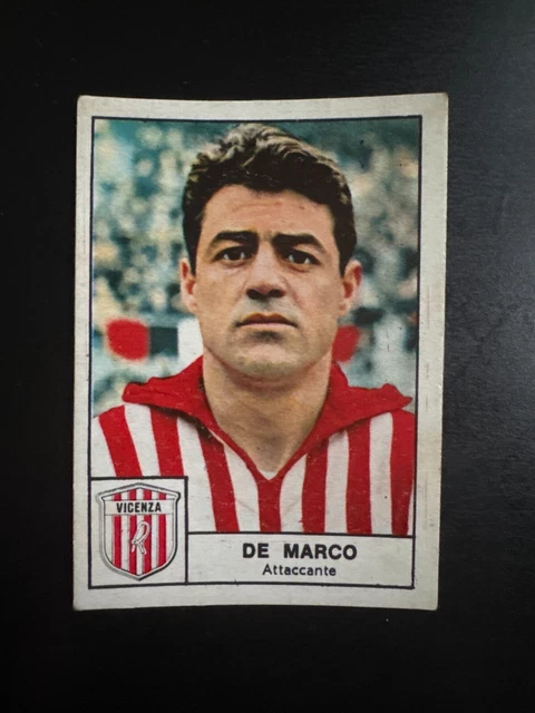 1967-68 RELI RELÌ Calciatori ETTORE DE MARCO Vicenza Figurina STICKER ...