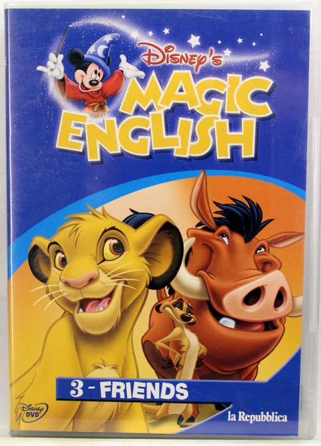 FRIENDS MAGIC ENGLISH Vol. 3 Dvd Disney Inglese Edizione Italiana Used ...
