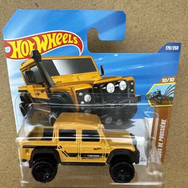 HOT WHEELS DIRT 10/10 ‘15 Land Rover Defender 110 Double Cab’ Short ...