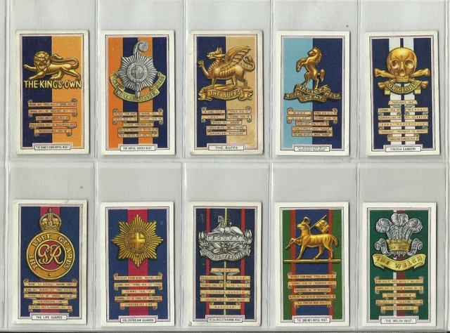 GALLAGHER CIGARETTE CARDS - Army Badges - Full Set of 48 £5.00 ...