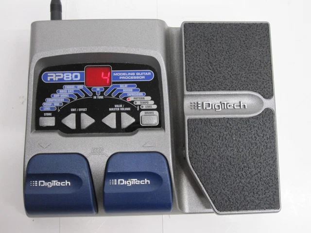 DIGITECH RP80 DIGITAL Guitar Processor Classic Amp Modeling and Effects ...