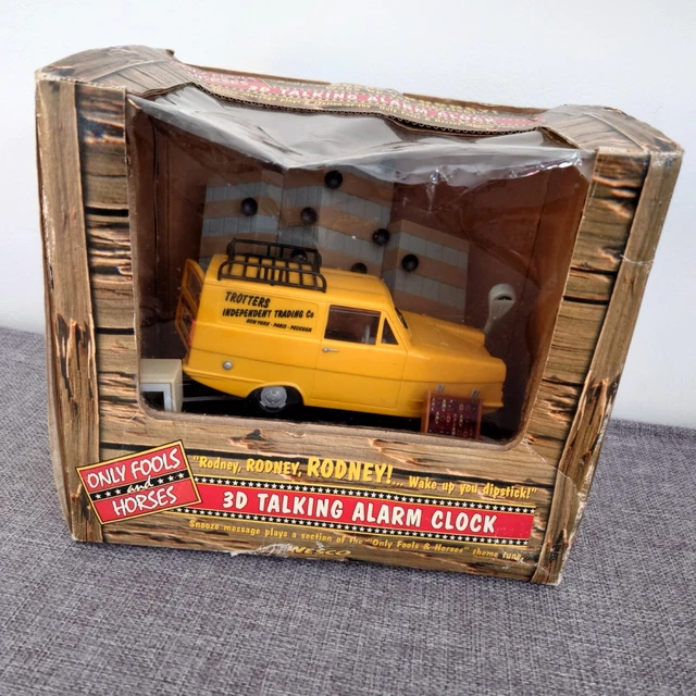 1998 WESCO BBC Only Fools & Horses Reliant Regal Talking Alarm Clock 3D ...