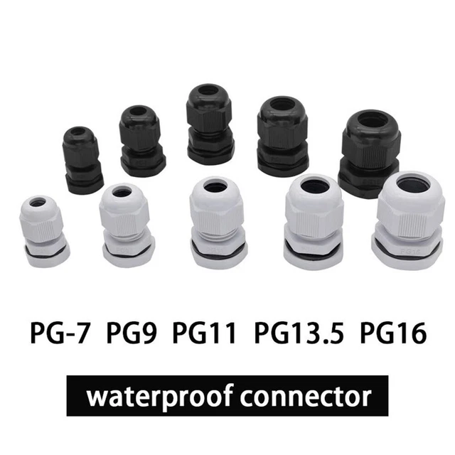 EASY INSTALLATION WATERPROOF IP68 Grade 10pc Cable Seal Plastic ...