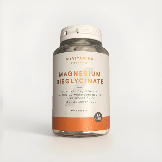 MAGNESIUM BISGLYCINATE TABLETS 113mg 90 Tablets Included, Sealed And ...