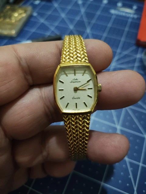 VINTAGE JULES JURGENSEN Two-Hand Quartz Analog Women's Watch Untested £ ...