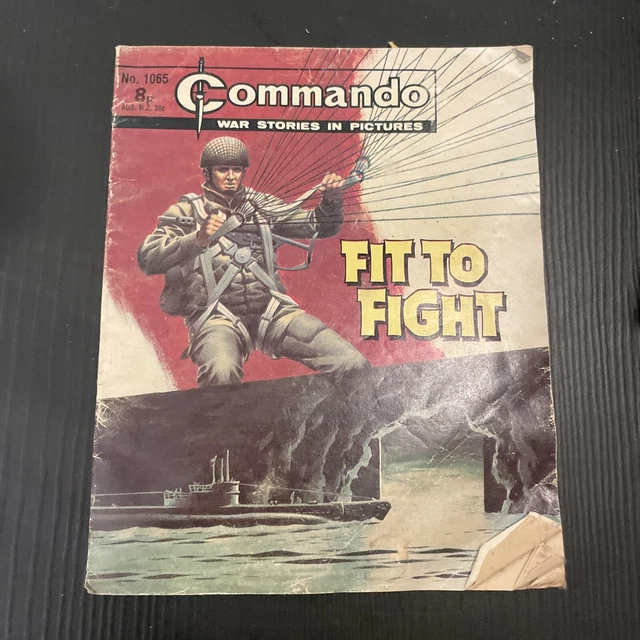 ORIGINAL RETRO WAR Comic Book Stories Pictures Commando 1065 Fit to ...
