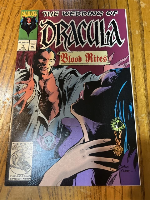 WEDDING OF DRACULA, Blood Rites #1, VF+, 1993 Marvel Comics $10.99 ...