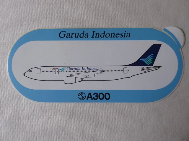 AUTOCOLLANT STICKER AUFKLEBER Airbus A300 Garuda Indonesia EUR 5,00 ...