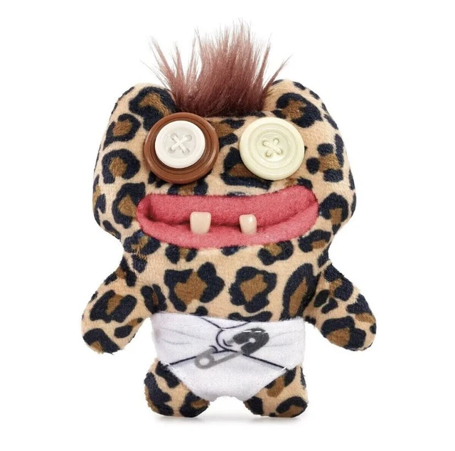 FUGGLER BABY FUGG Soft Toy Leopard Print Stink face £9.99 - PicClick UK