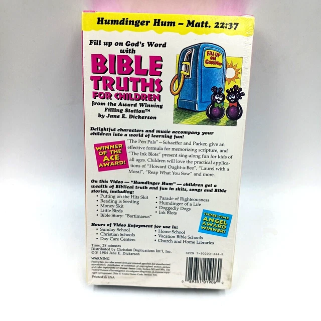 BIBLE TRUTHS FOR Children With Practical Applications VHS Tape 1984 ...