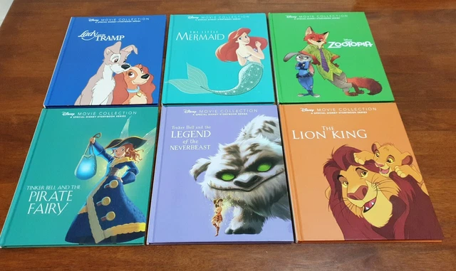 DISNEY MOVIE COLLECTION Books ~ Tinker Bell/Pirate Fairy/Zootopia/Lion ...