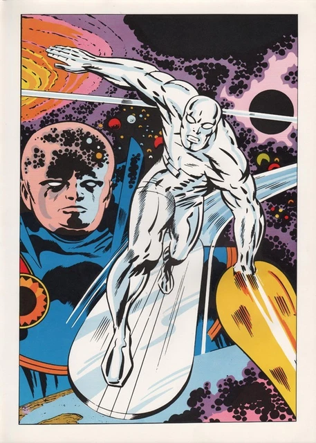 VINTAGE 1978 SILVER SURFER Pin up Poster Marvel Comics $35.19 - PicClick
