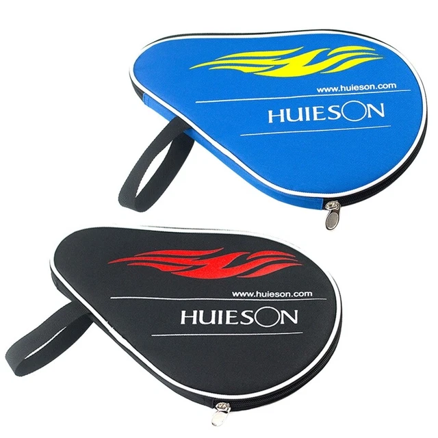 TABLE TENNIS RACKET Cover Reinforced for Bats Protective Zipper Enclos ...