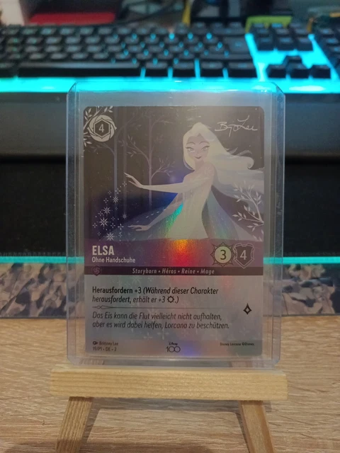 CARTA PROMOZIONALE DISNEY Lorcana 19/P1 ELSA - merce nuova EUR 15,00 ...