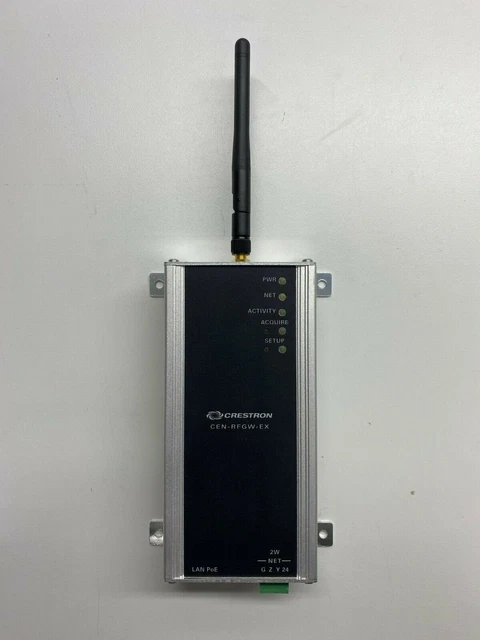 CRESTRON INFINET EX Wireless Gateway & PoE Injector CEN-RFGW-EX-PWE ...