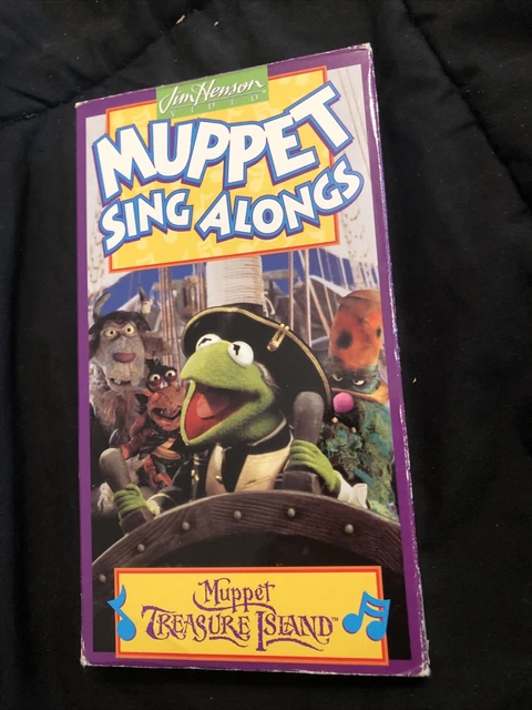 MUPPET SING ALONGS Muppet Treasure Island Vintage VHS 1996 Jim Henson ...
