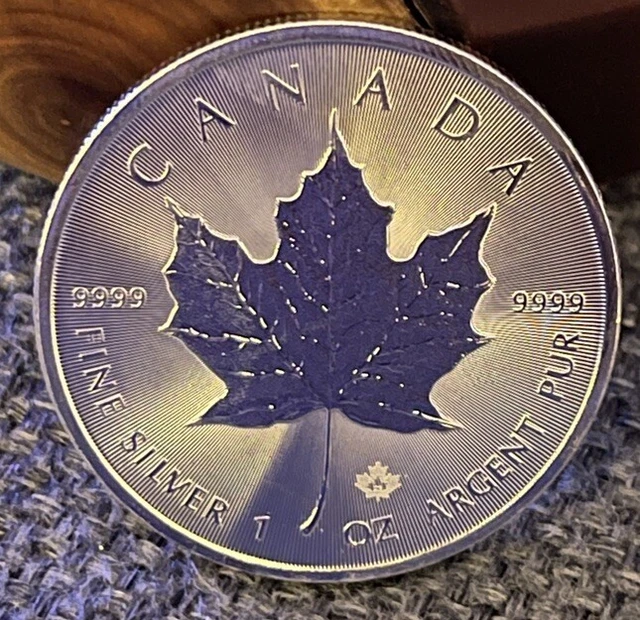 1 OZ 2023 Canadian Maple Leaf Silver Coin | Royal Canadian Mint $36.00 ...