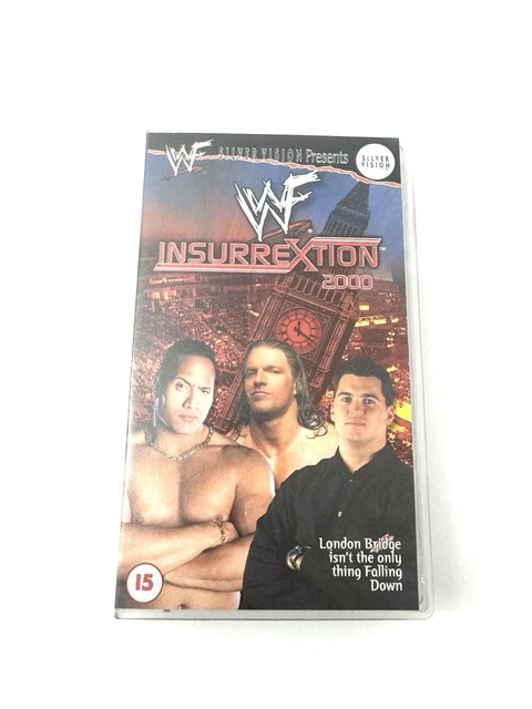 WWE INSURREXTION 2000 Vhs Wrestling Video Tape Wwf £7.99 - PicClick UK
