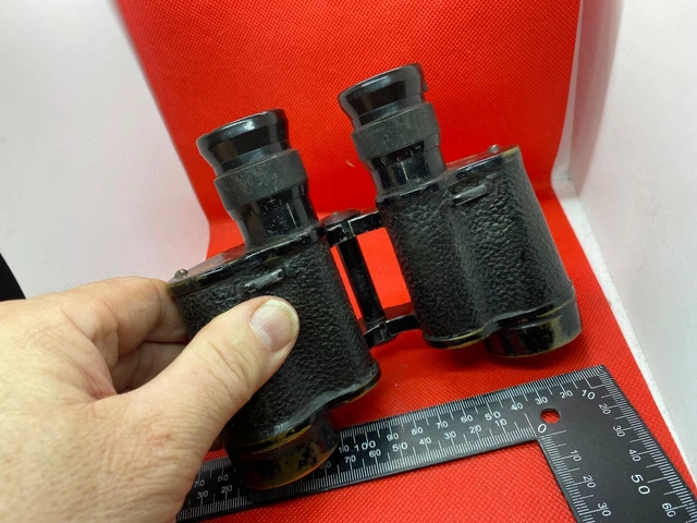 WW2 BRITISH ARMY 1942 Dated Field Glasses with Graticules / WD Marked ...