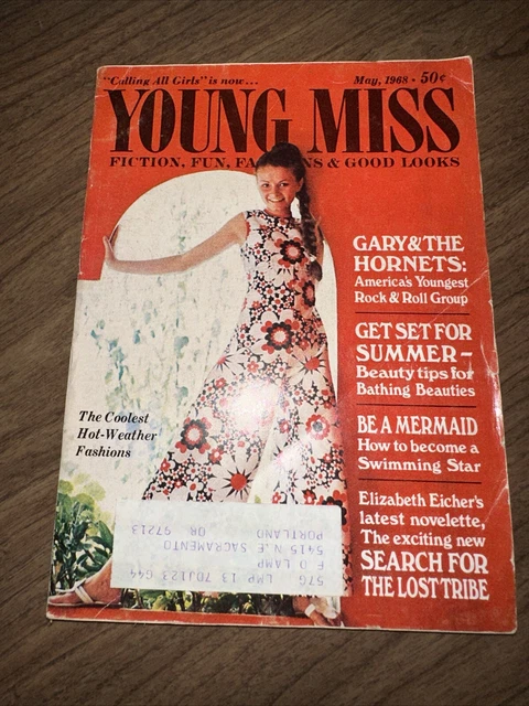 YOUNG MISS MAGAZINE MAY 1968 GARY AND THE HORNETS. Be A Mermaid Calling ...