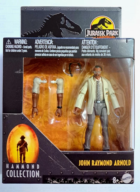 MATTEL JURASSIC WORLD Hammond Collection Ray Arnold Figurine Action 10 ...