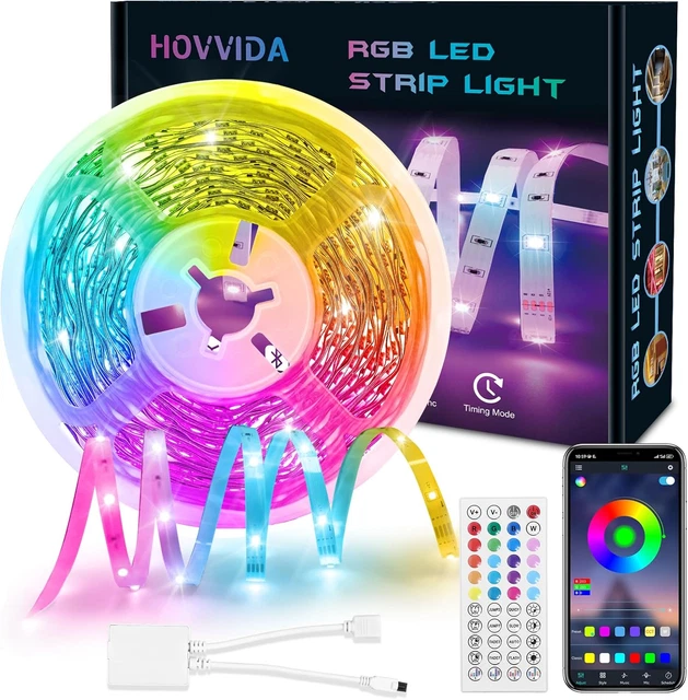 LED STRIP LIGHTS 10M, 1X10M, 30 Leds/Meter, 24V RGB LED Strip Light ...