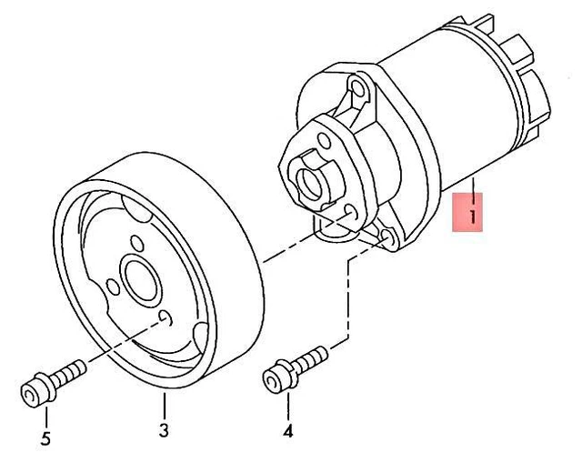 NUOVA POMPA REFRIGERANTE Coleottero Vw Audi Con Incollato Nell'anello ...