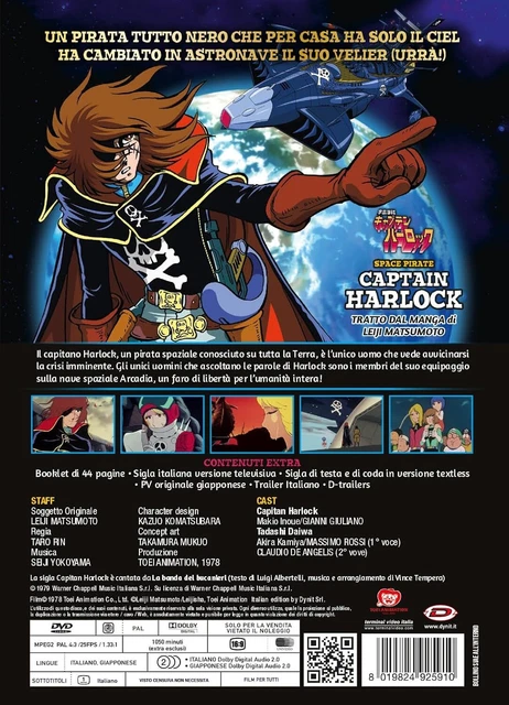 SPACE PIRATE CAPTAIN Harlock - The Complete Series (Eps. (Eps. 01-42) (6 D (DVD) EUR 42,27 ...