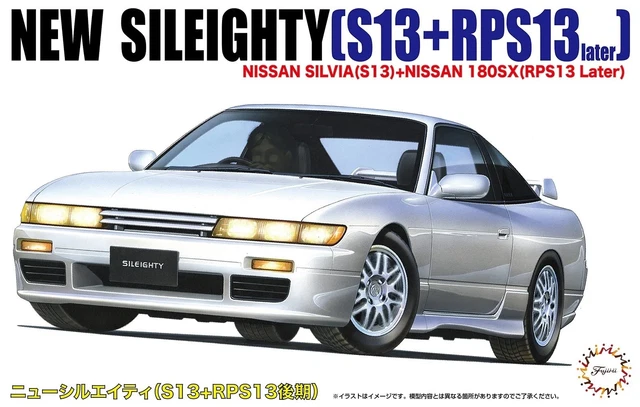 FUJIMI NISSAN SILEIGHTY new S13 RPS13 PS13 Silvia 180sx plastic Model ...