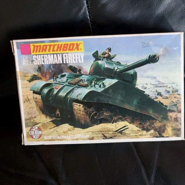 MATCHBOX PK71 SHERMAN Firefly 1/76th scale two colour model kit £15.28 ...