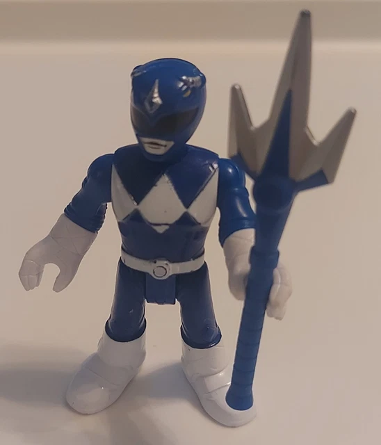 FISHER PRICE IMAGINEXT Mighty Morphin Power Rangers Blue Figure £7.00 ...