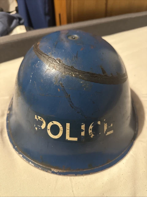 WW2 BRITISH HOME front Police Helmet £130.00 - PicClick UK